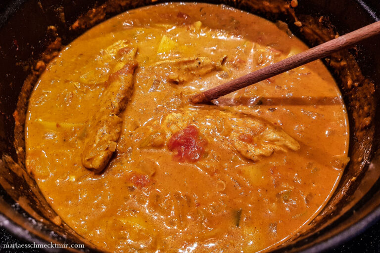 Indisches Hähnchen-Curry mit Kartoffeln