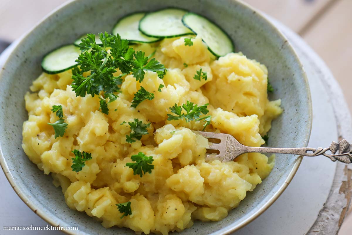 Bayrischer Kartoffelsalat Klassisch Mit Br he