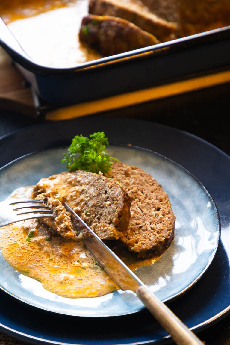 Hackbraten Mit Käse Und Kartoffeln Rezept Im Ofen, Einfach – MBFLY