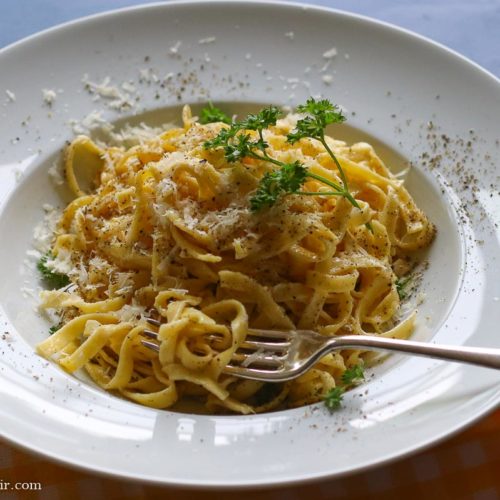 Pasta al Limone - Pasta mit Zitronensauce